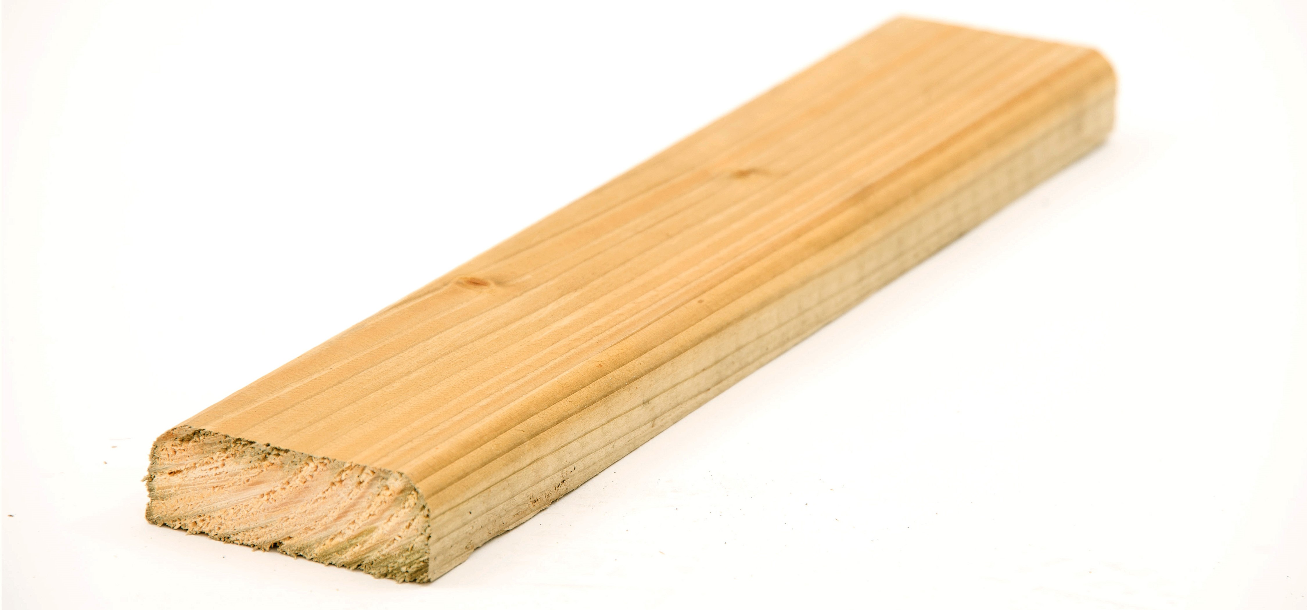 Timber GLB Pressure Treated Tanalised D-Rail Timber - 100mm x 35mm x 4.8m