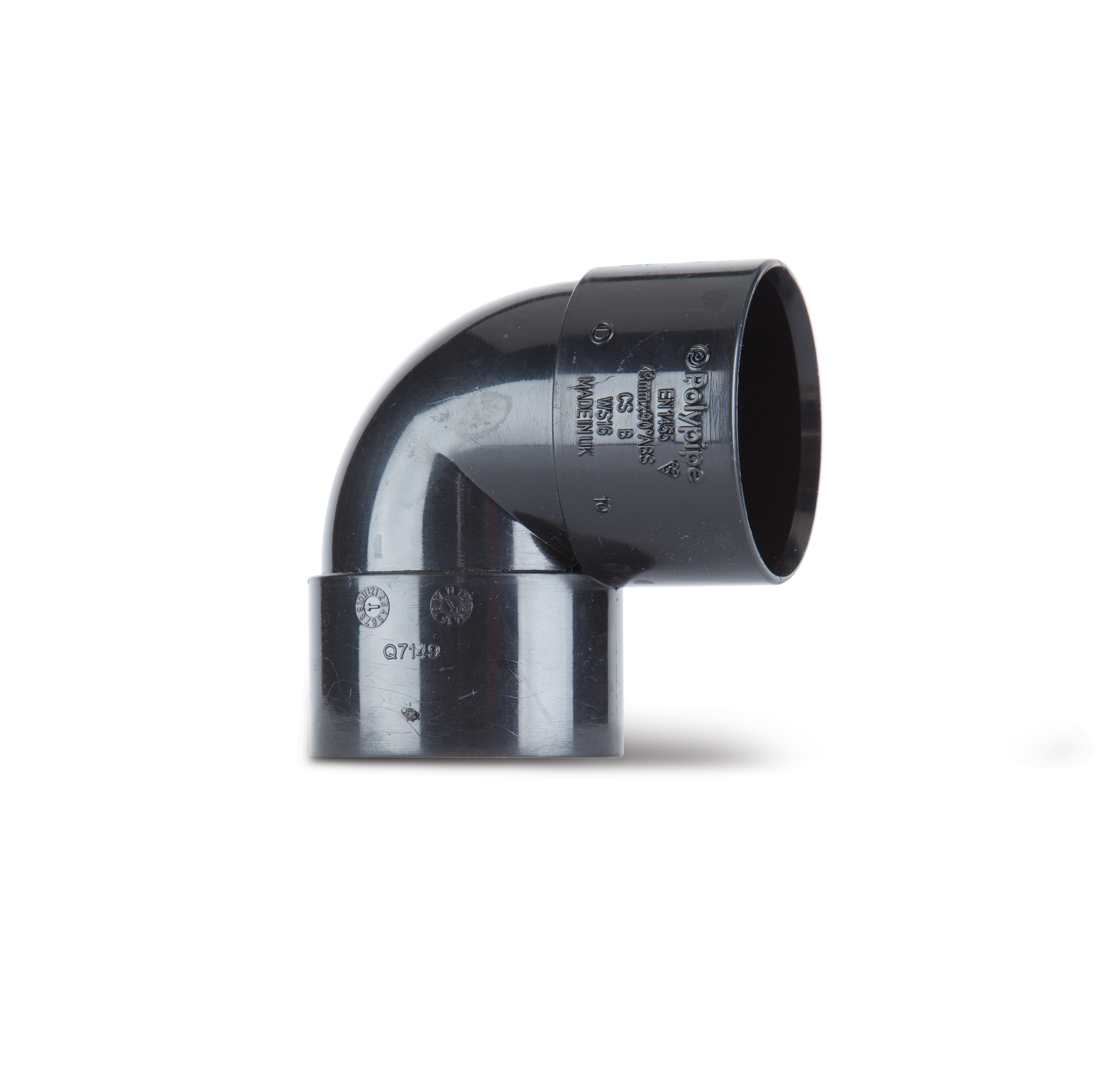 Waste Elbow 2" Black