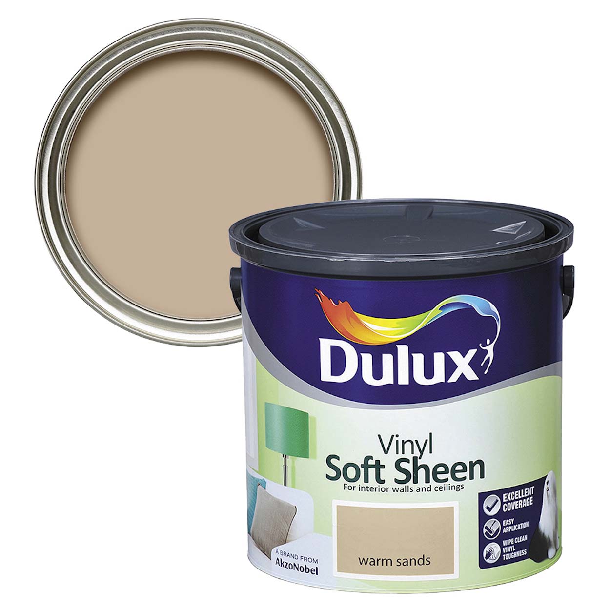 Dulux Vinyl Soft Sheen Warm Sands 2.5l