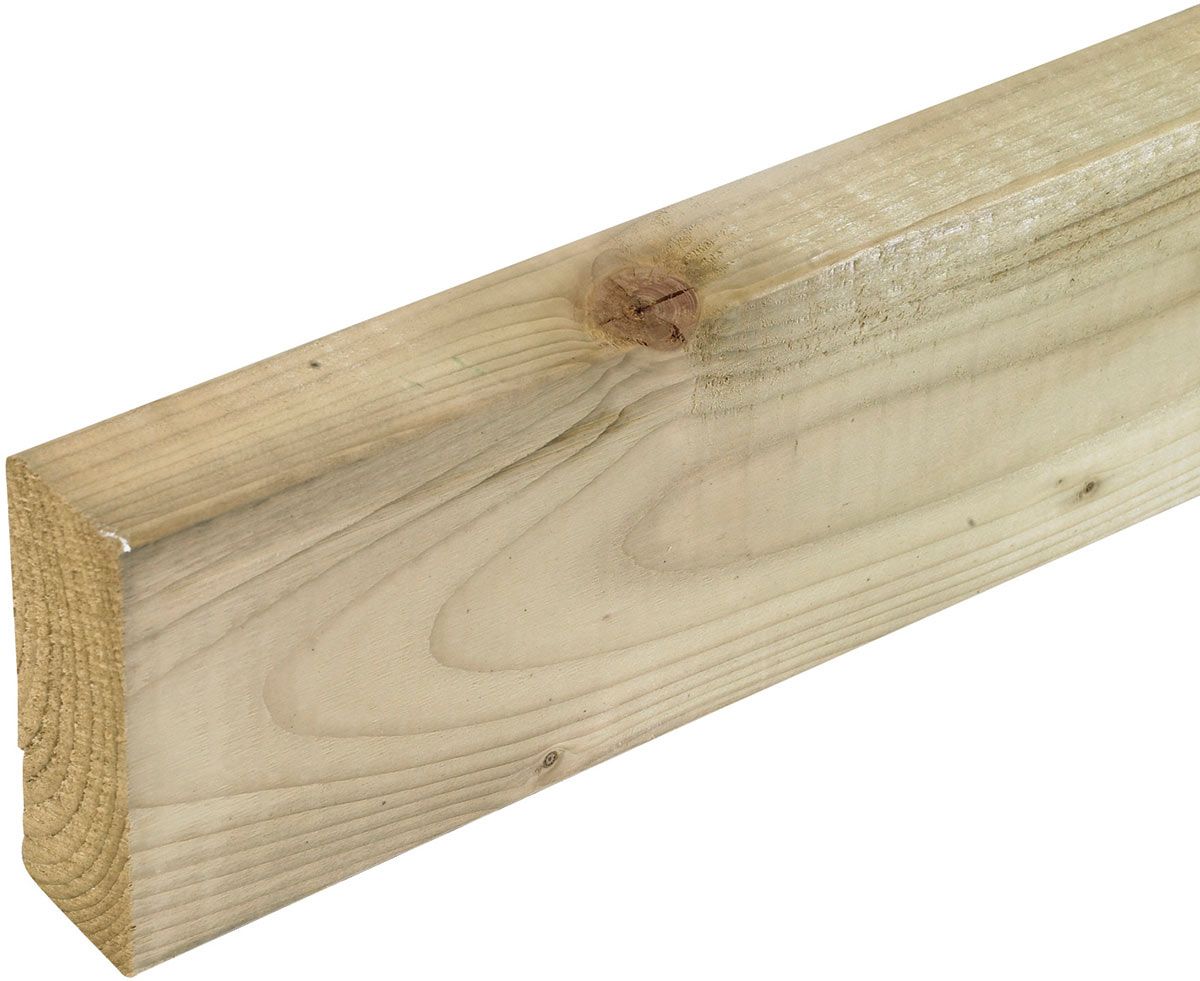 White Deal Rough Timber - 125mm x 44mm x 4.8m ( 5 x 2 Inches Approx)