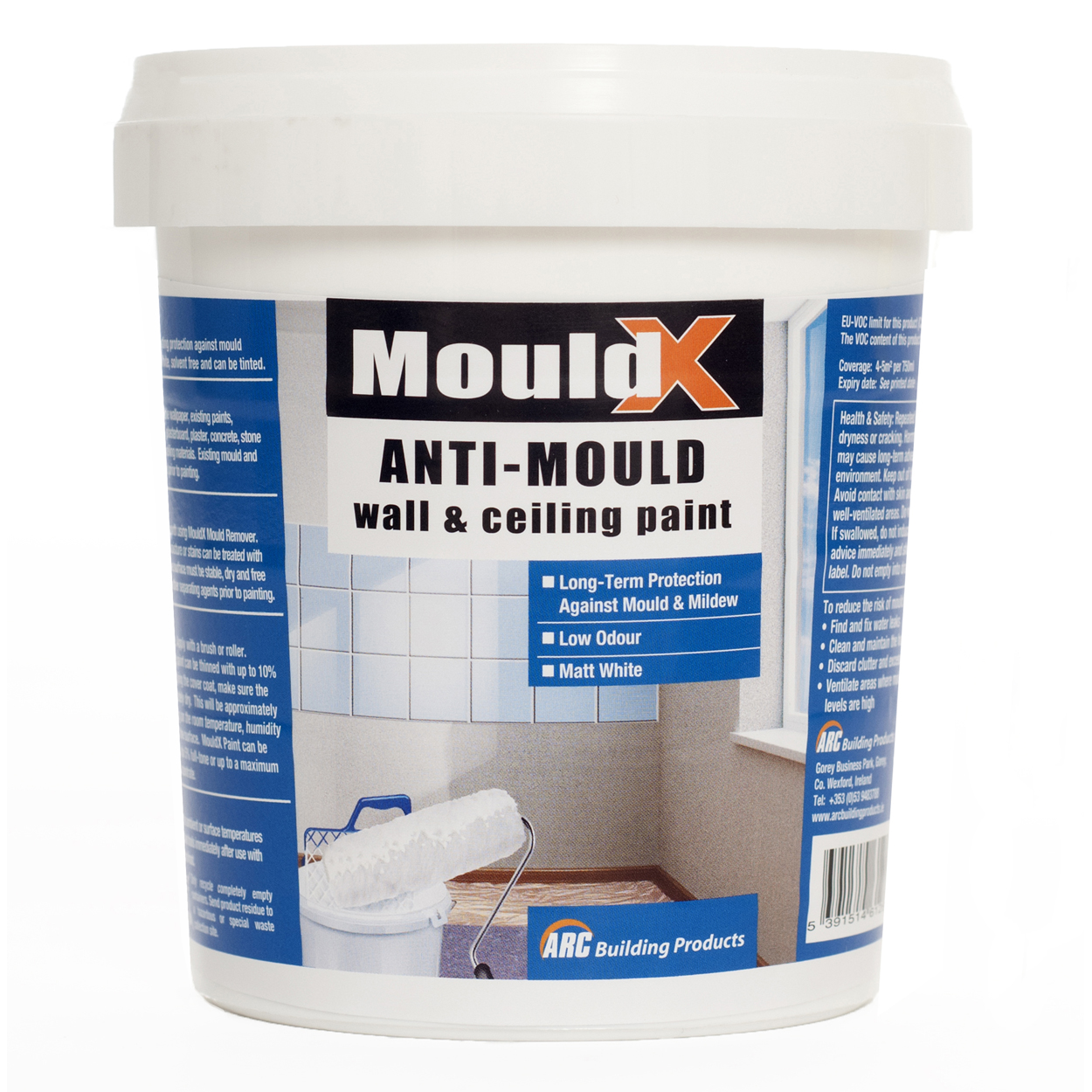 Mouldx Anti-Mould Paint 750ml (Pkd 8)