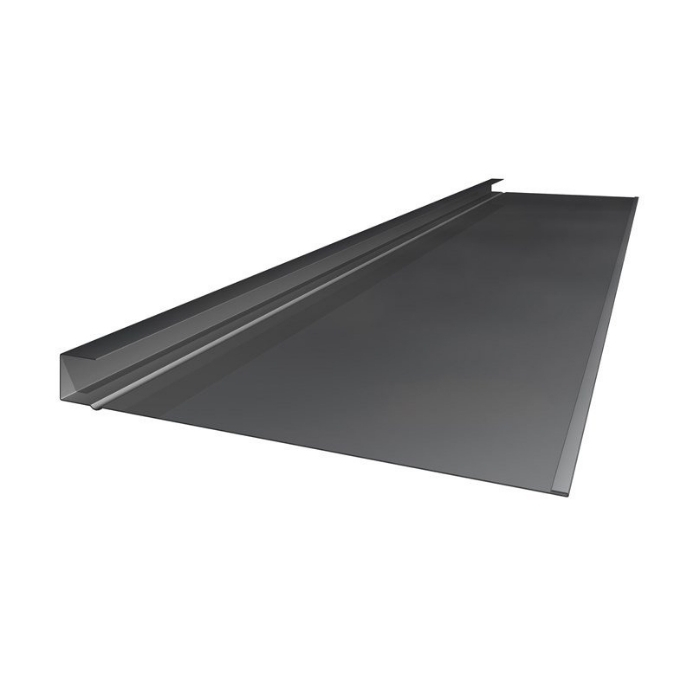 Cedral St7 Black Aluminium Standard Valley Trim