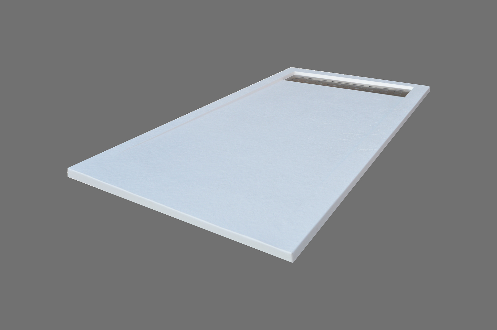 Gemstone White Rect Tray 1400 x 900mm Linear Waste Gemstone