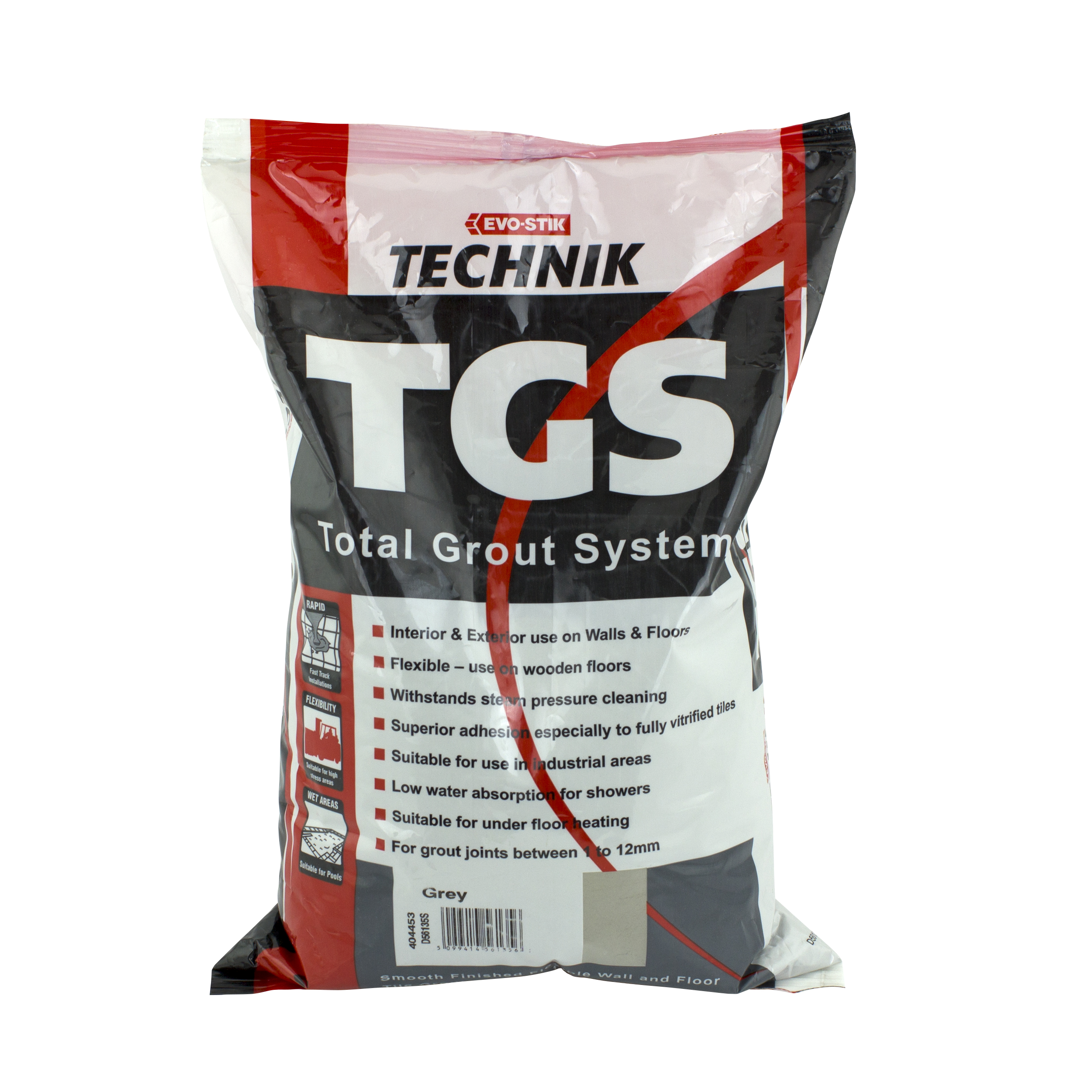 Evo-Stik Technik Tgs Grout 5kg Grey