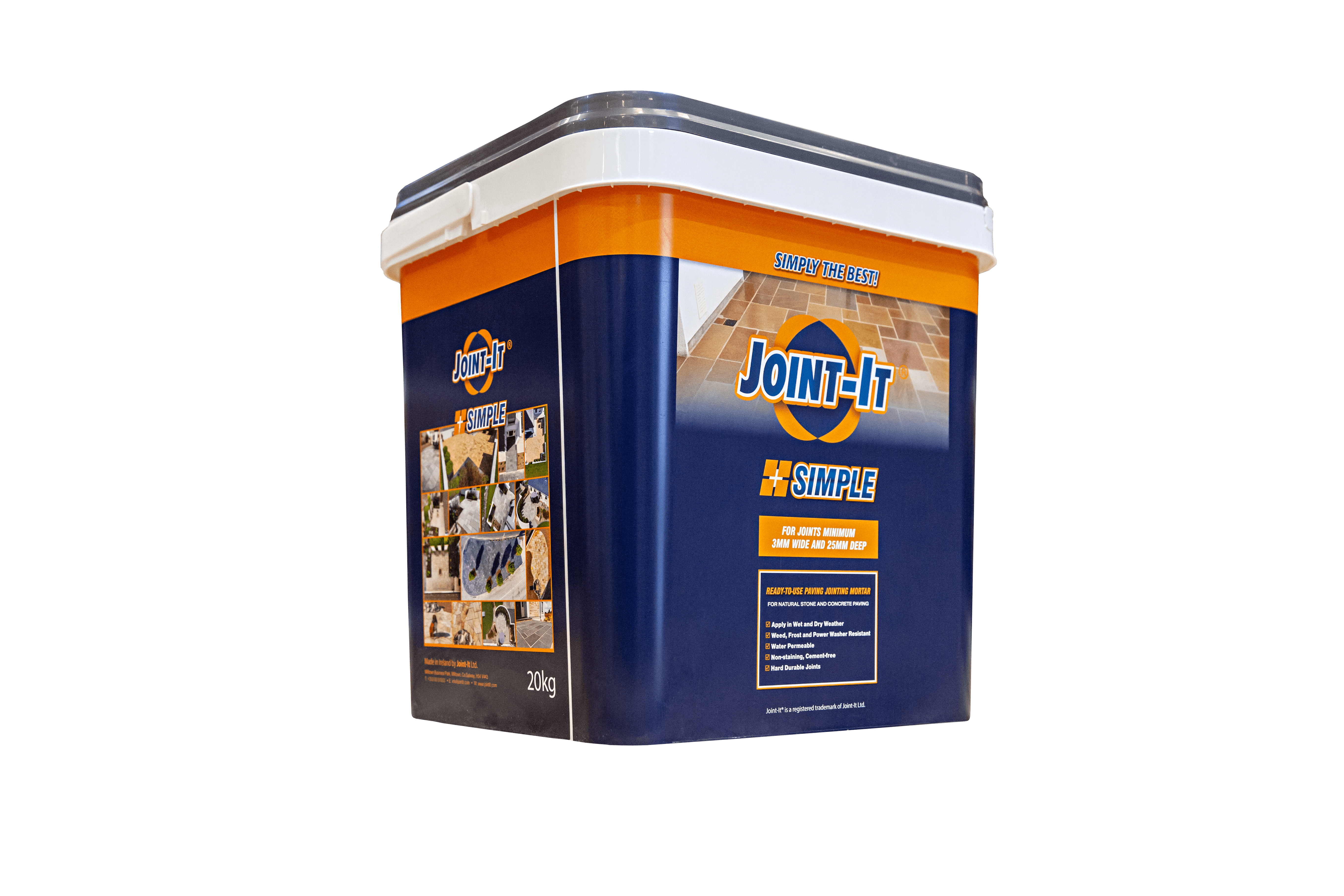 Joint It Simple Water-Permeable Paving Jointing Compound - Dark Grey - 20kg