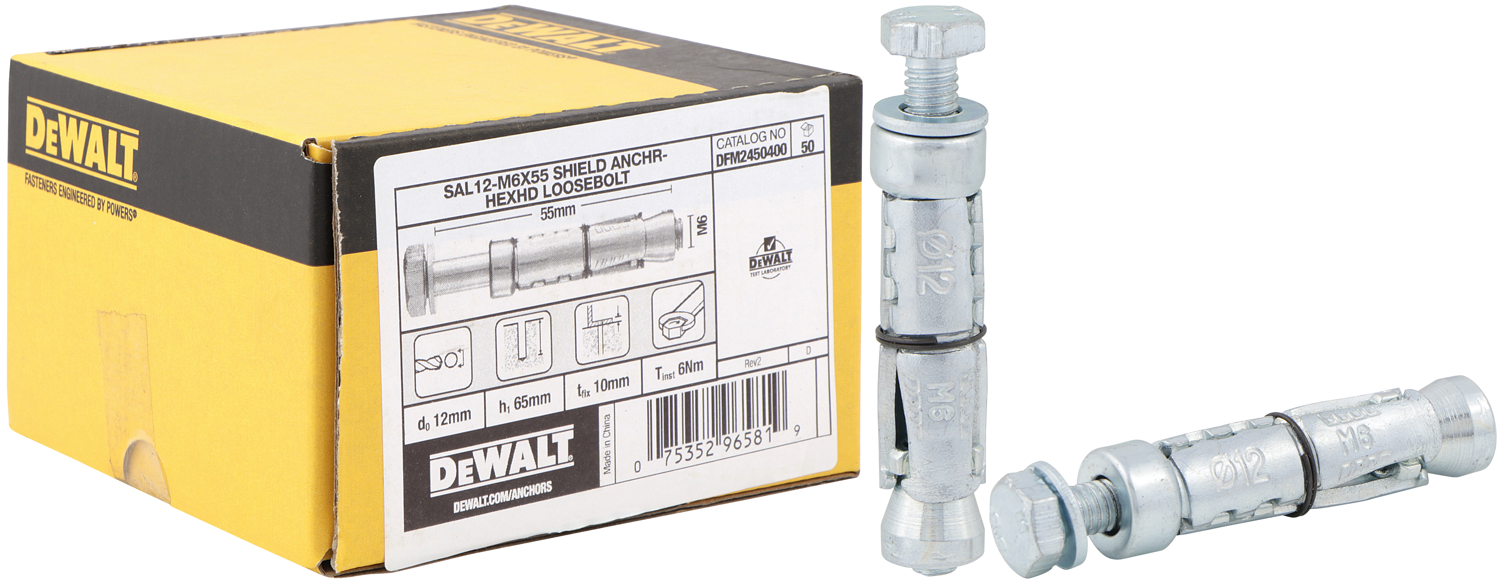 Dewalt Anchor Loosebolt D16 M10 x 85 x 25