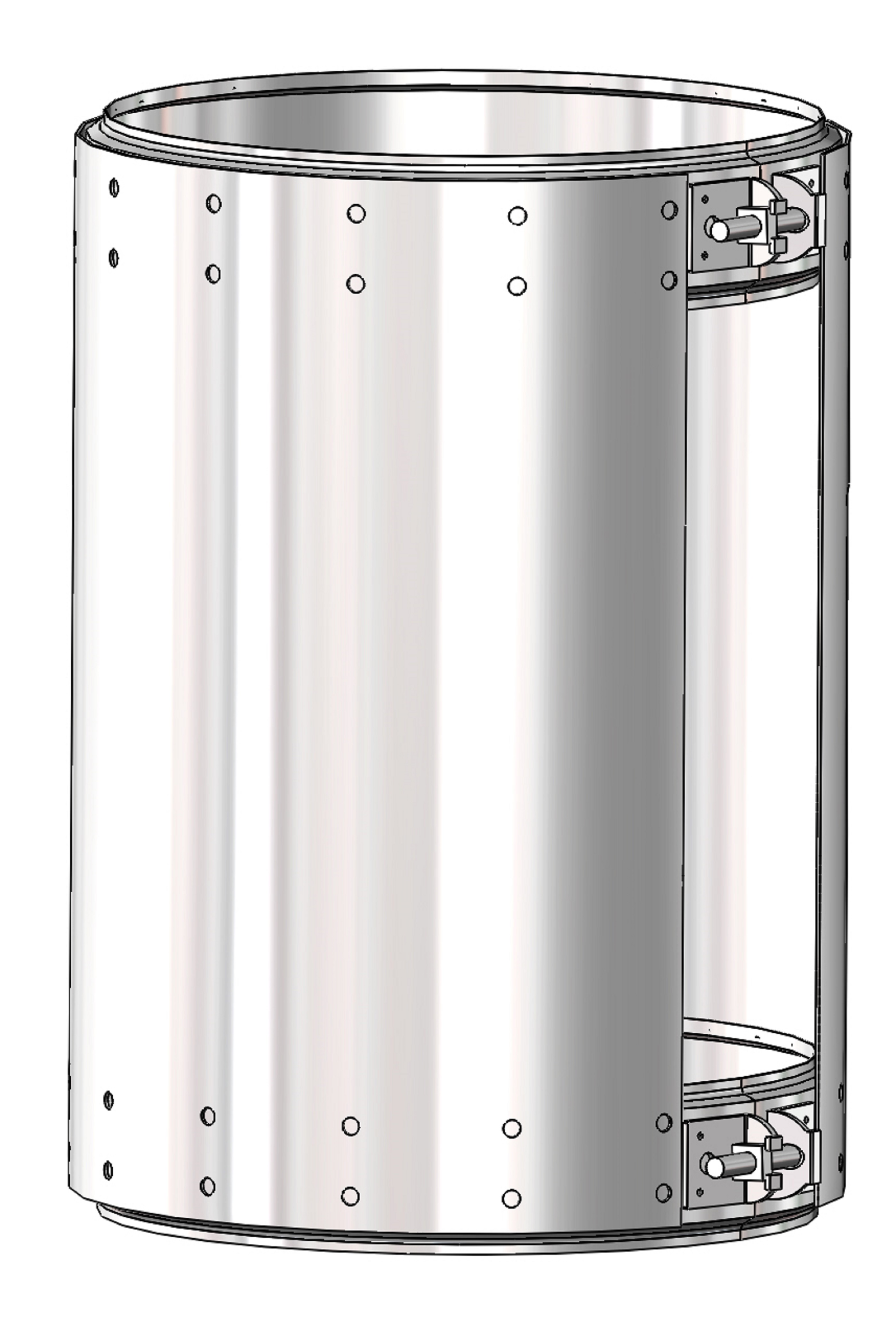 Sys2 150mm Twin Wall Structural Locking Band Black