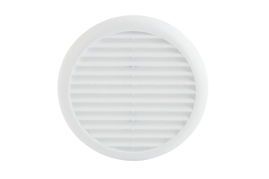 Innovator Round Louvred Vent 100-150mm White