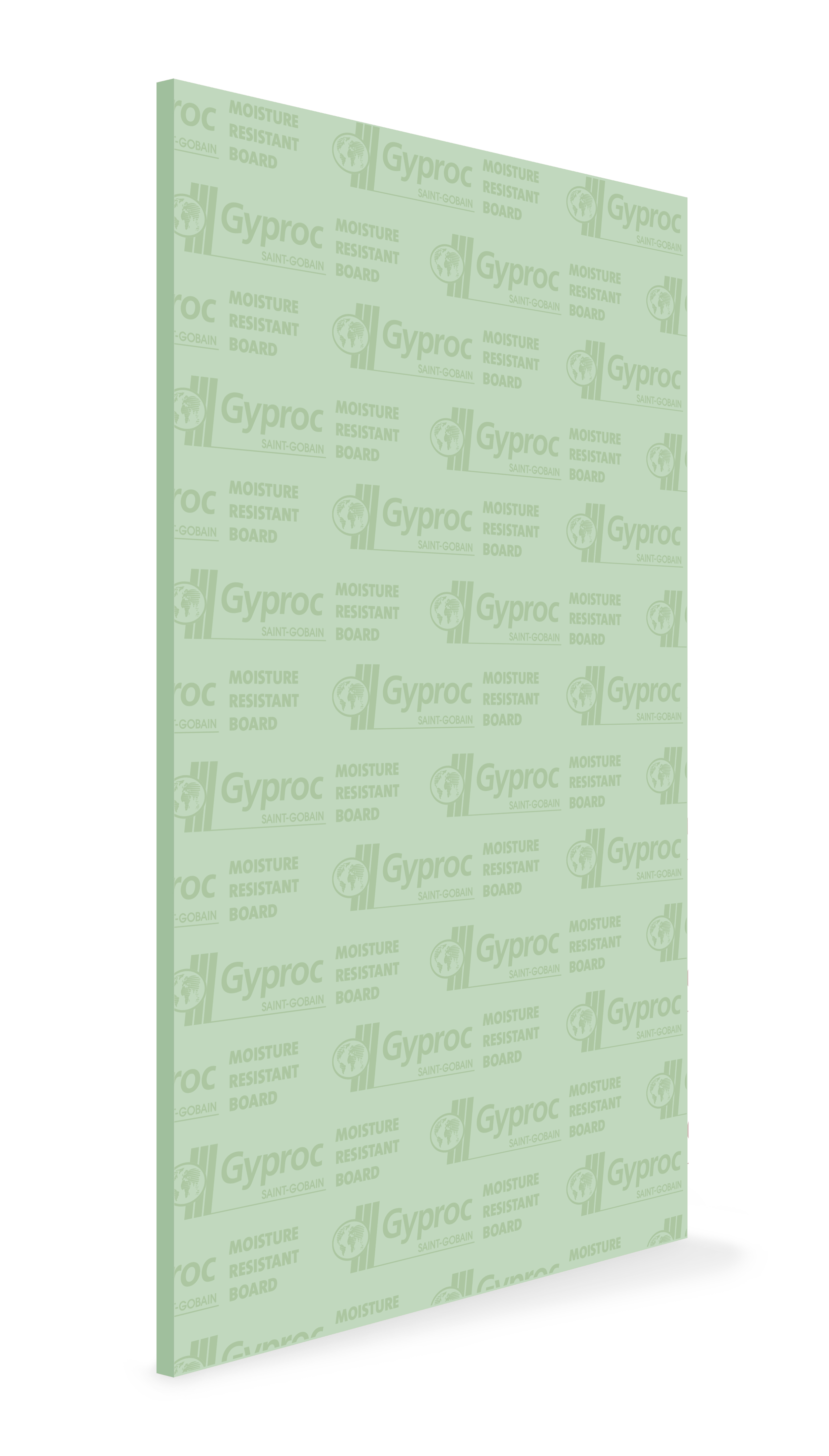 Gyproc Moisture Resistant Plasterboard 2400mm X 1200mm X 12.5mm Tapered ...