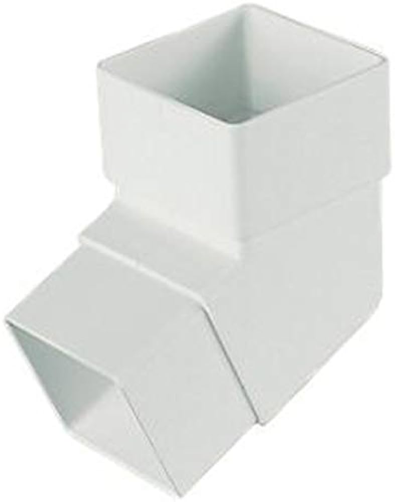 Supreme 65mm Square Offset Bend 112.5 Degree White