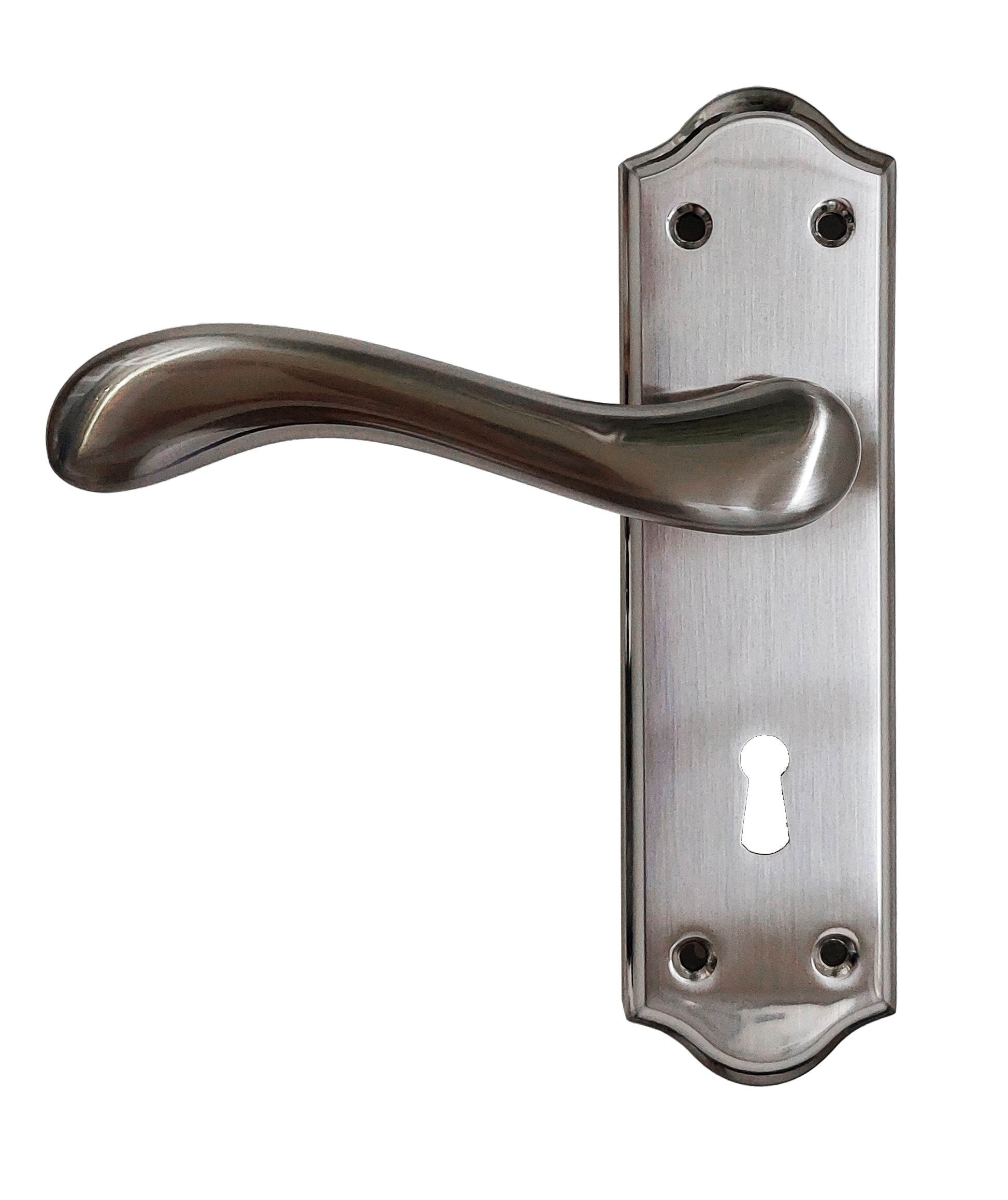 Ashfield & Co Landsdowne L/Door Handle Box Set - Satin Nickle