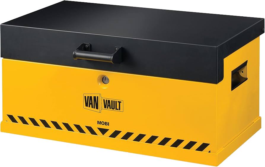 Van Vault Mobi Steel Storage Box With Lockable Docking Station