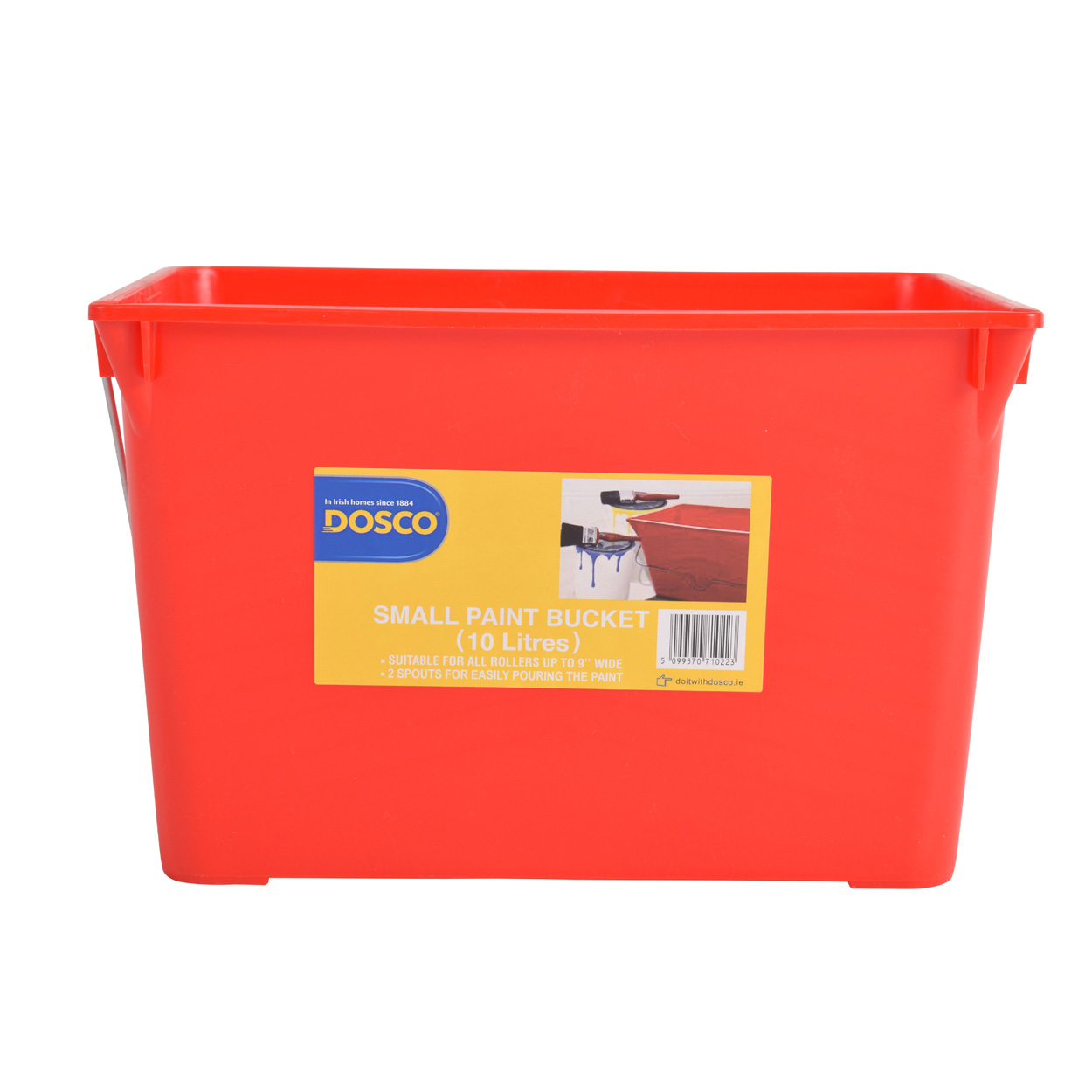 Dosco Plastic Paint Bucket Durable – 9" (230mm) – 10 Litre