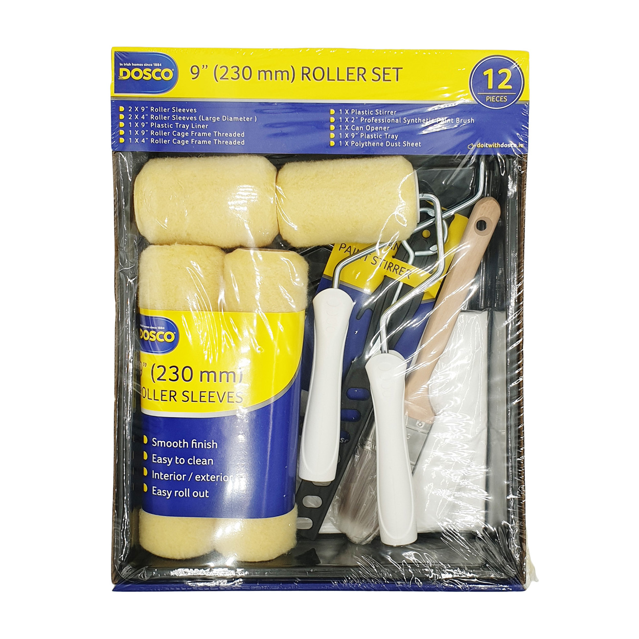 Dosco 12 Piece Roller Set