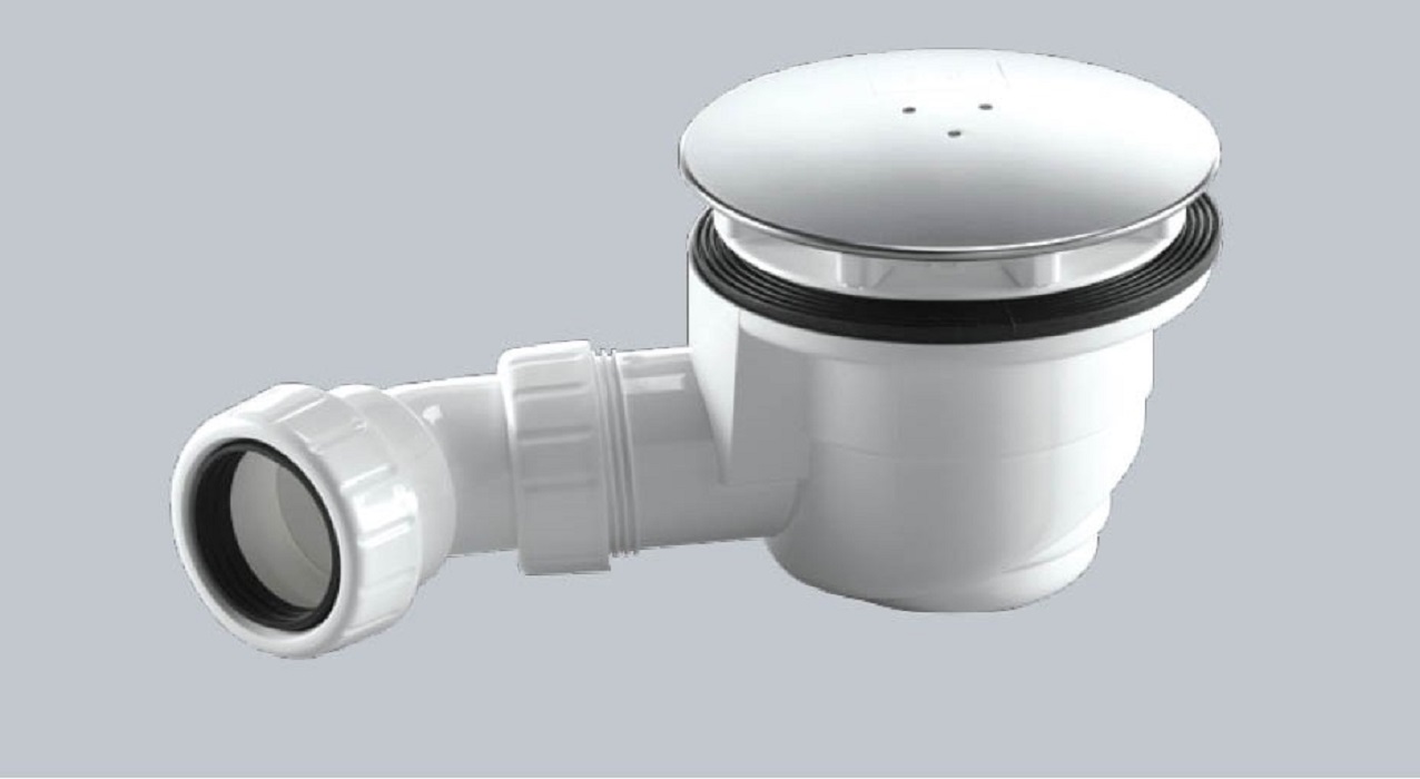 90mm Highflow Shower Tray Waste Kristal