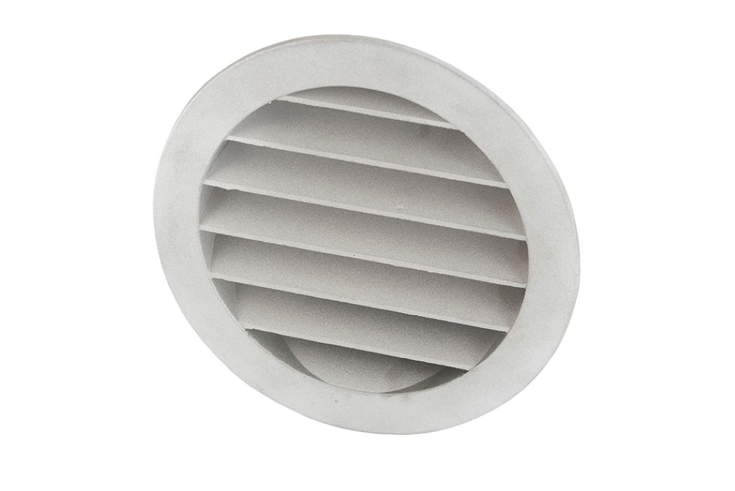 100mm Round Louvre Flyscreen White Icv256fwh