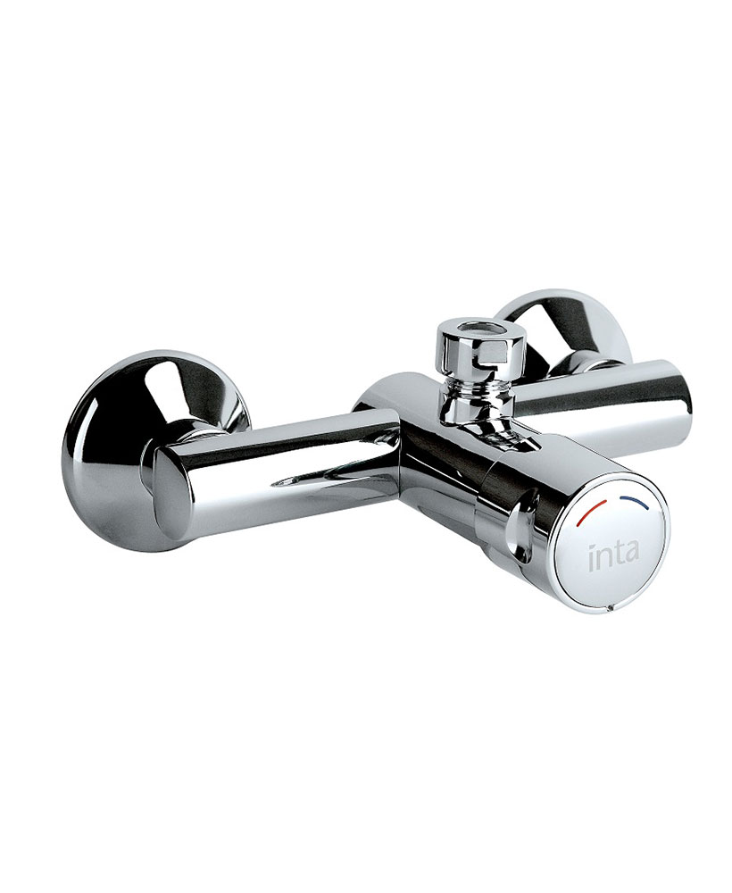 Time Flow Shower With Adjustable Temp Exposed