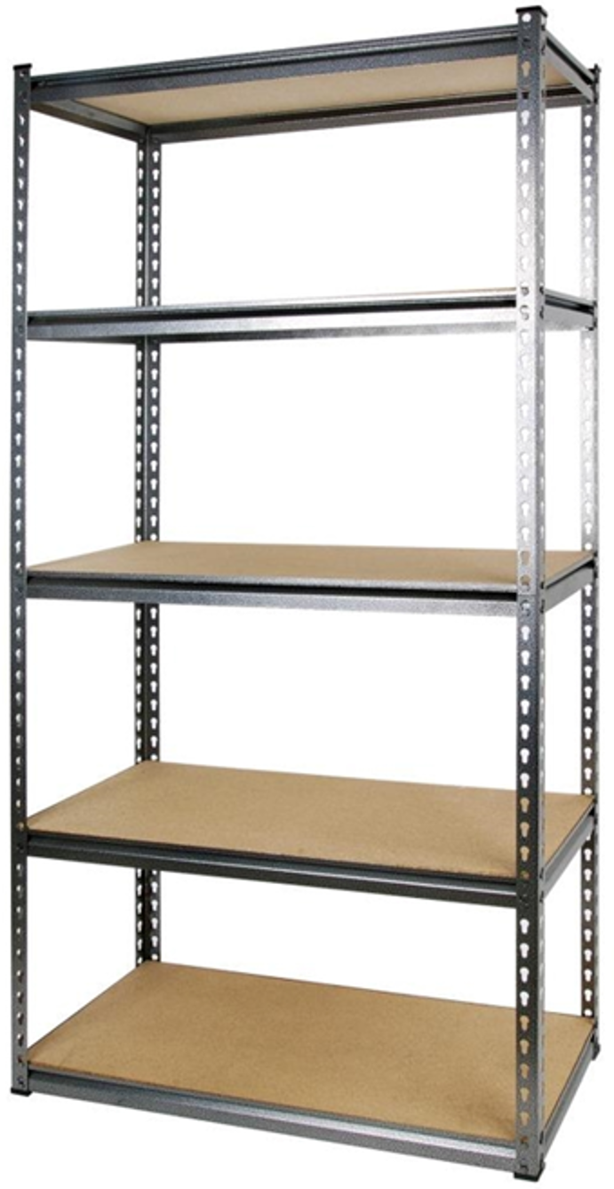 Chadwicks Performance Boltless Shelving Unit - 5 Shelf Rack (30 Inch x ...