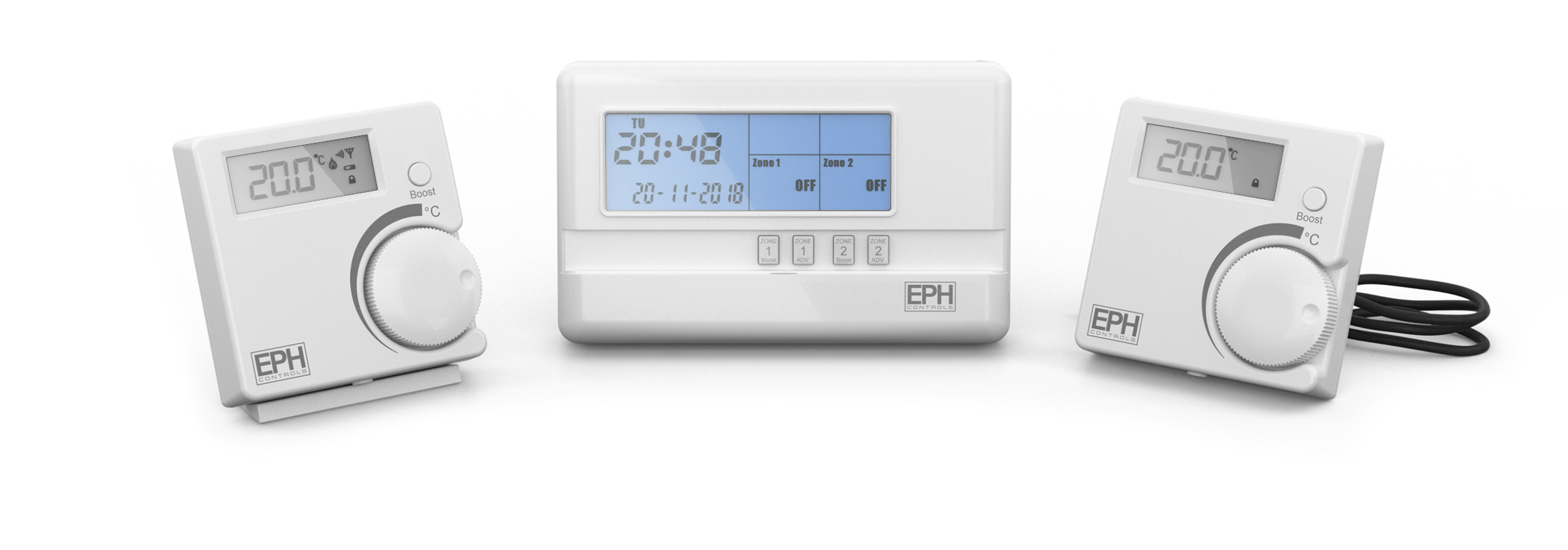 Eph Ember Rf Control Pack 2 Zone (No Valves) R27 Rf, Rfr x 1 & Rfc