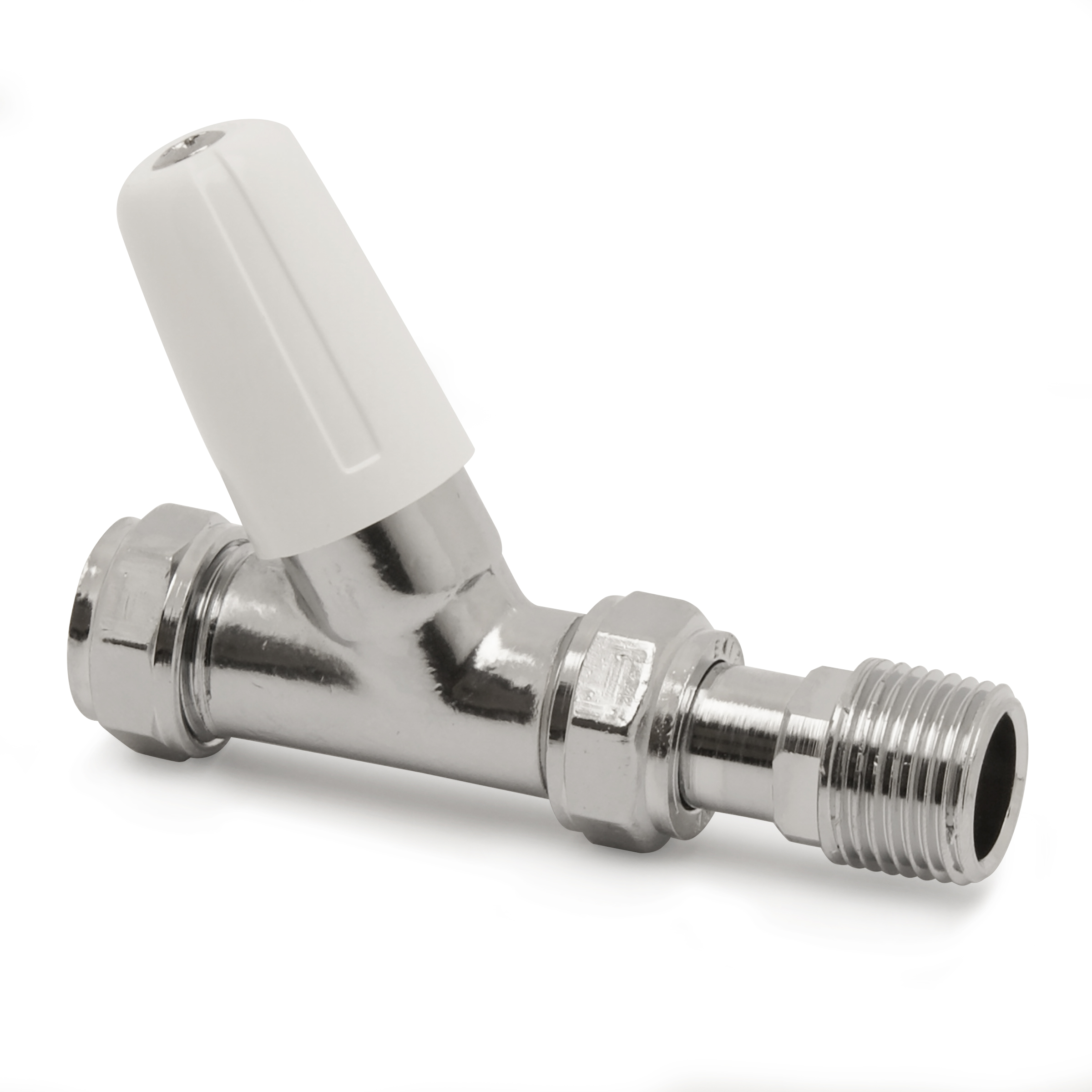 Pegler Terrier Valve 1/2" Chrome Plated Straight Ls