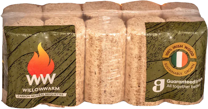 Willowwarm Wood Briquettes Bale 10 9kg Bale