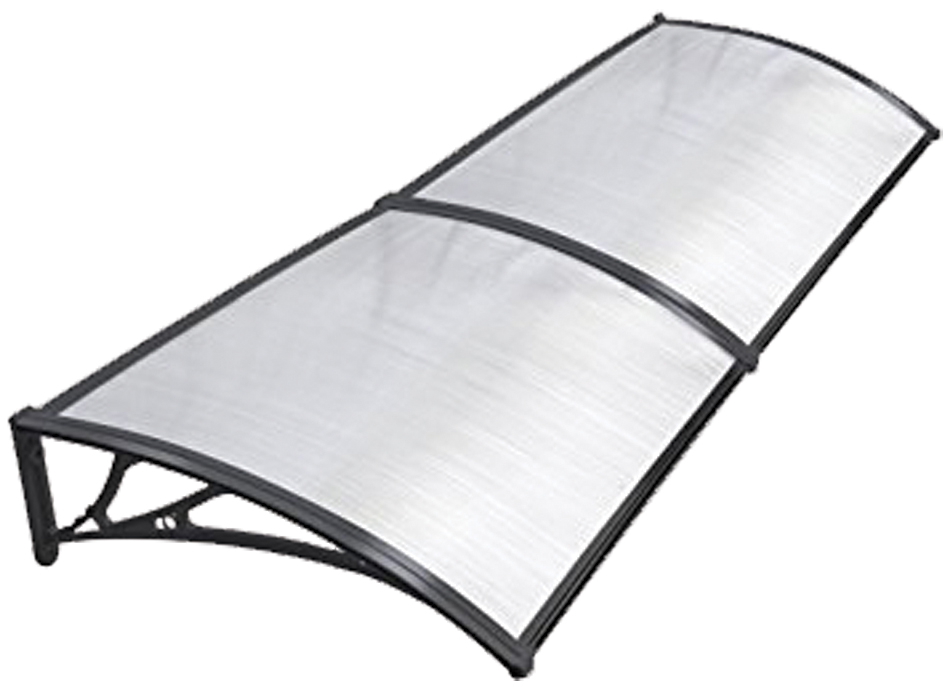 Double Door Canopy – 1900mm x 1000mm (Black)