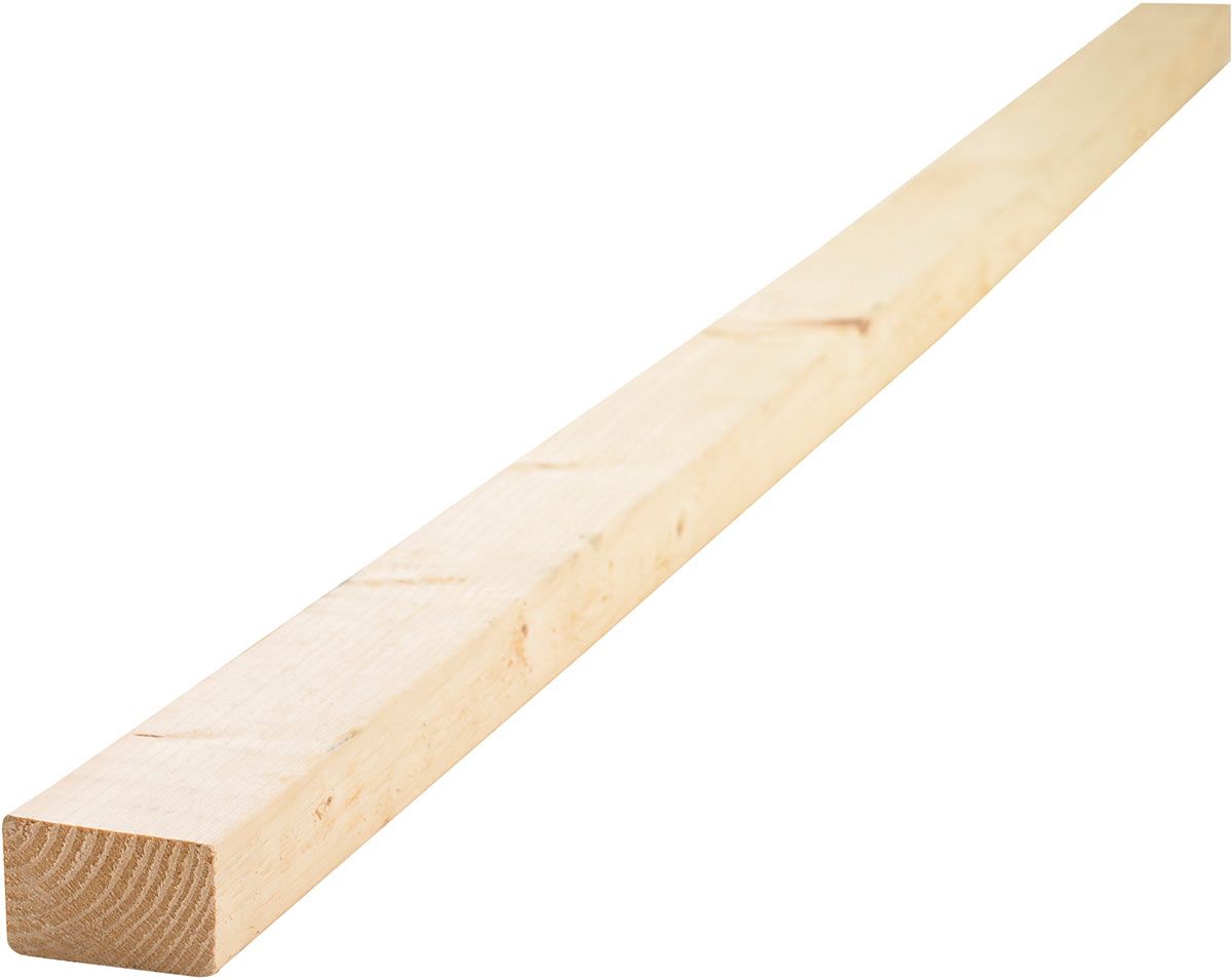 White Deal Rough Timber 75mm X 44mm X 4.8m (3 Inches X 2 Inches)