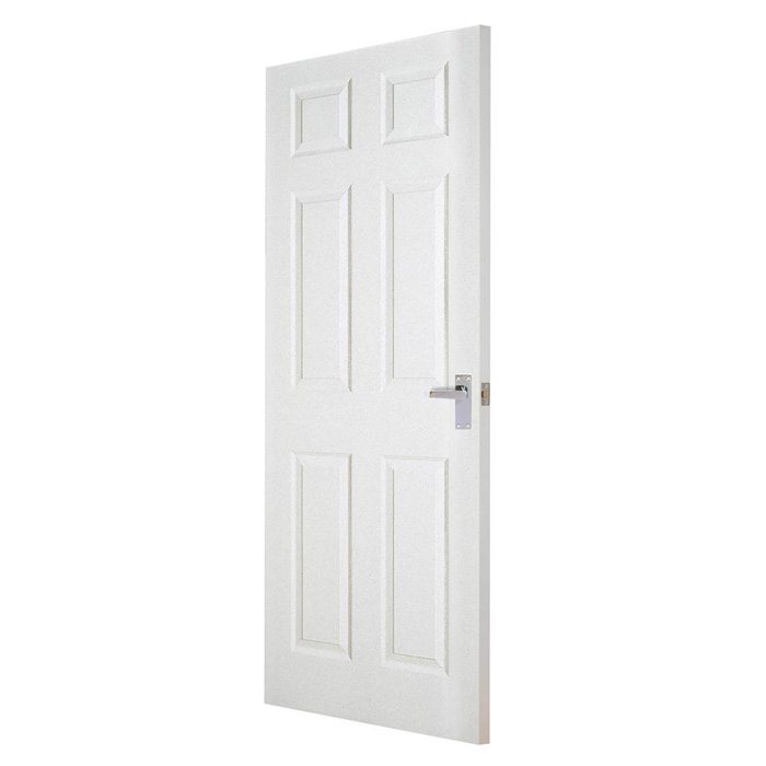 Indoors Carrick 6 Panel Regency Door - White - 80 Inch x 32 Inch ...