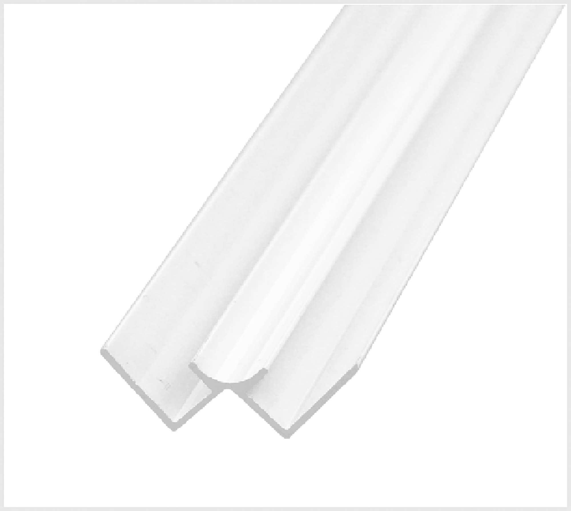 Flair White PVC Internal Corner Trim for Bathroom Wall Panels – 6mm