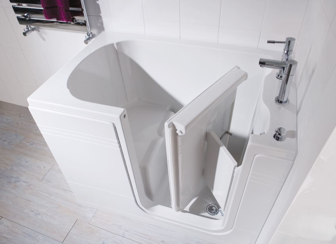 Affinity Walk In Bath 1050 1050 x 665mm Deep Soak Standard