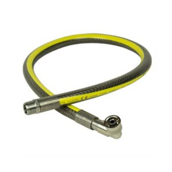 1m Cooker Hose Ng/Lpg Angled Micropoint