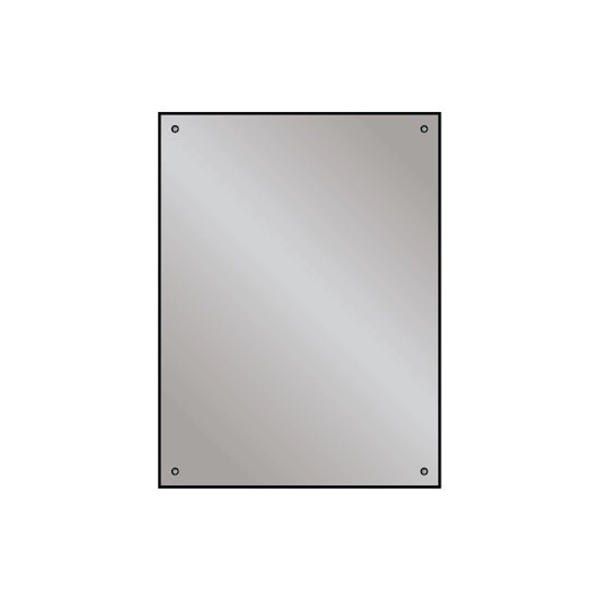 Hib Plain Drilled Mirror 60 x 45cm 4mm Float Glass