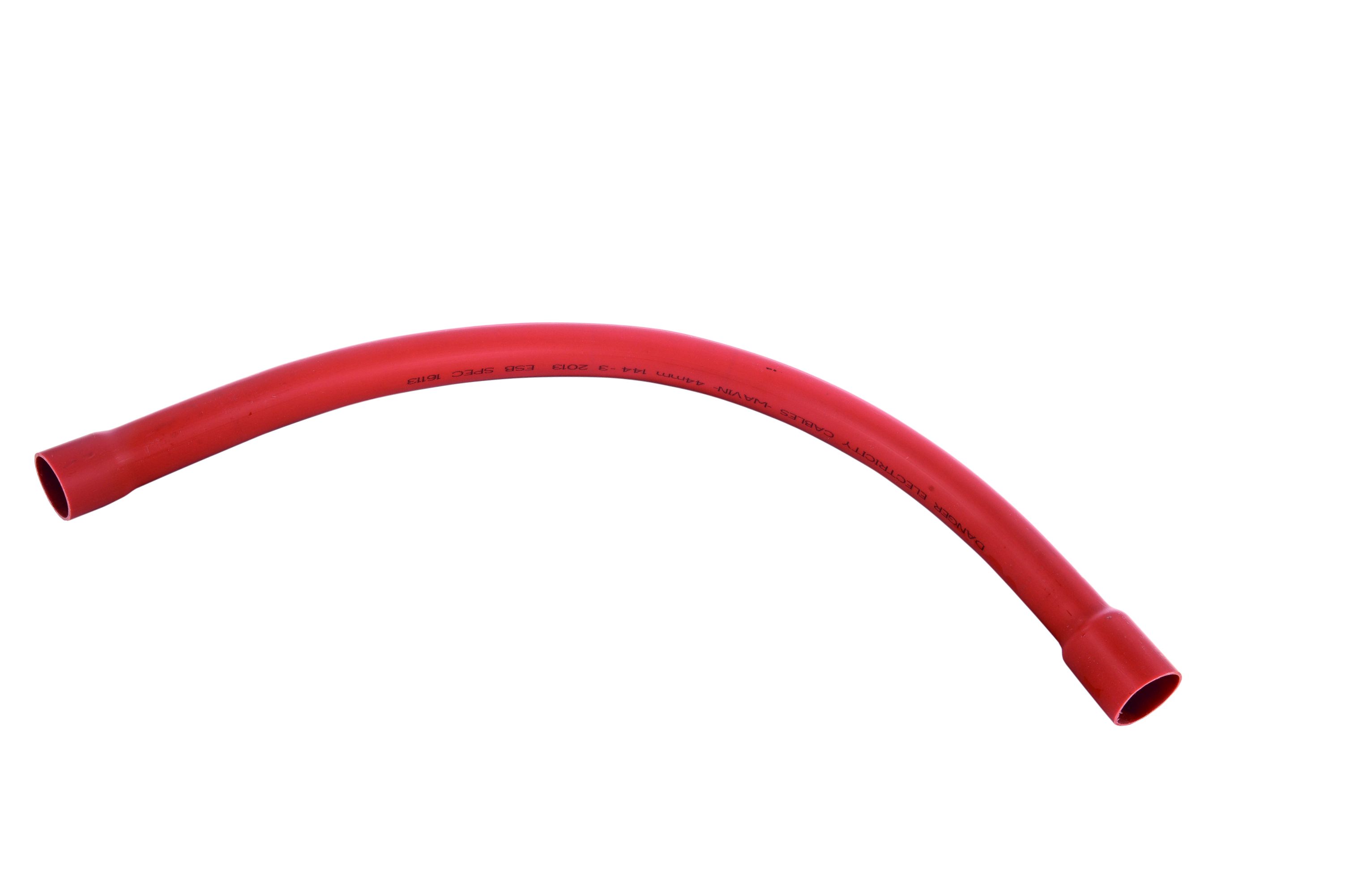 ESB Red Ducting Bend 50mm x 90deg