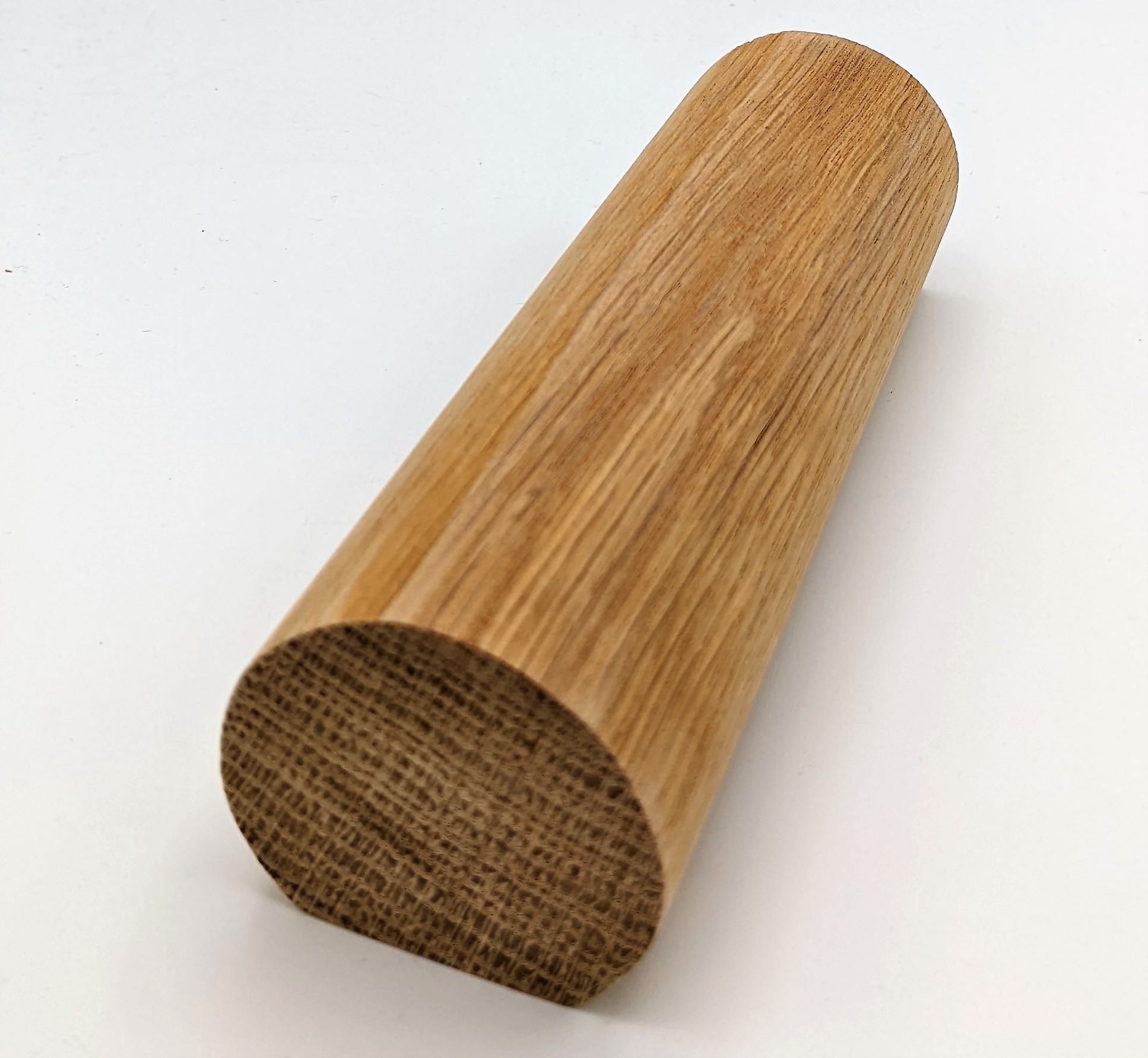 Round Handrail - W Oak 50mm x 45mm x 4200mm