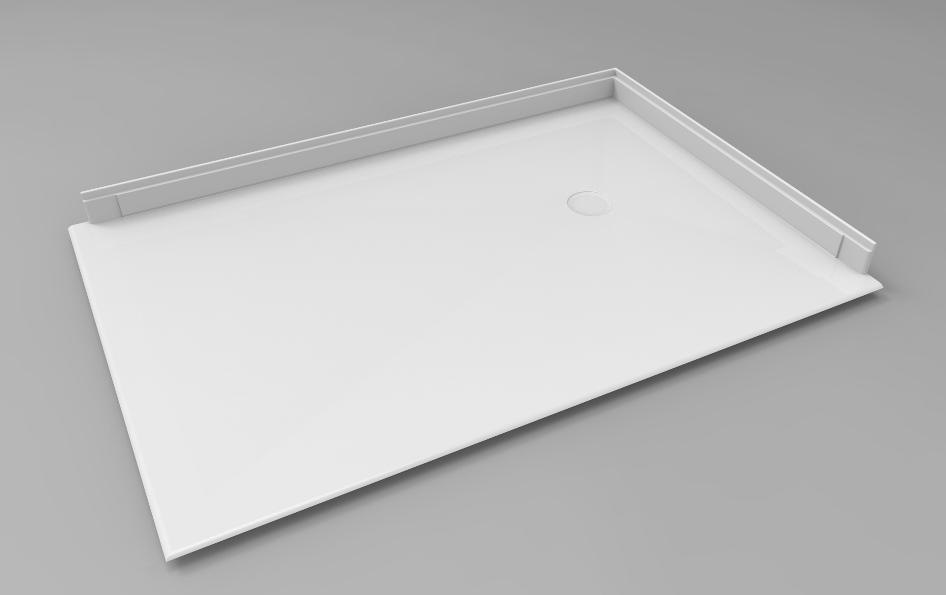 Level Access Tray And Waste (No Door) 1200 x 900 Tray Only Plus Waste