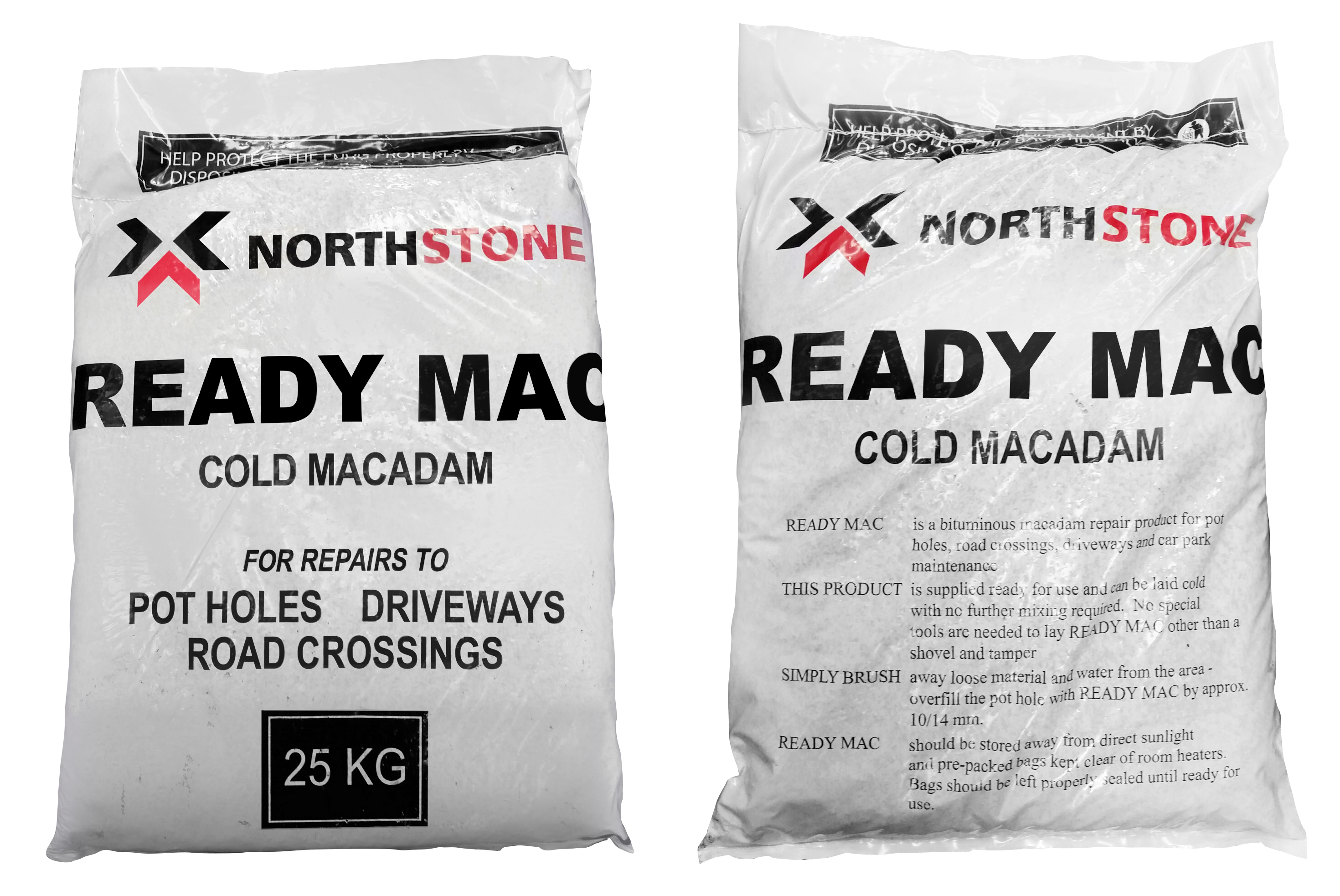 Northstone Tarmac & Pothole Filler - 25kg