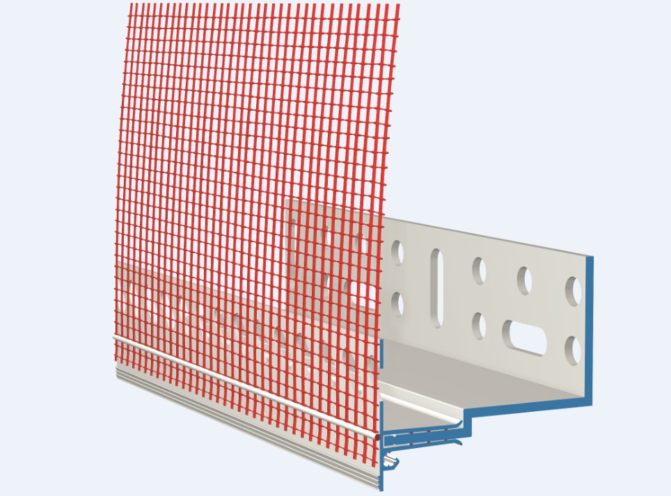 Baumit PVC Base Profile Therm with Clip On Bead - 100mm x 2m