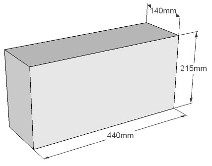 Kilsaran 7.5n Solid Concrete Block 440mm x 215mm