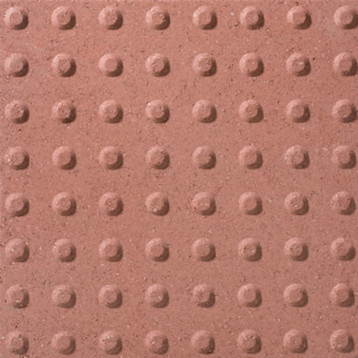 Kilsaran Tactile Blister Red Paving Slabs - 400mm x 400mm x 50mm