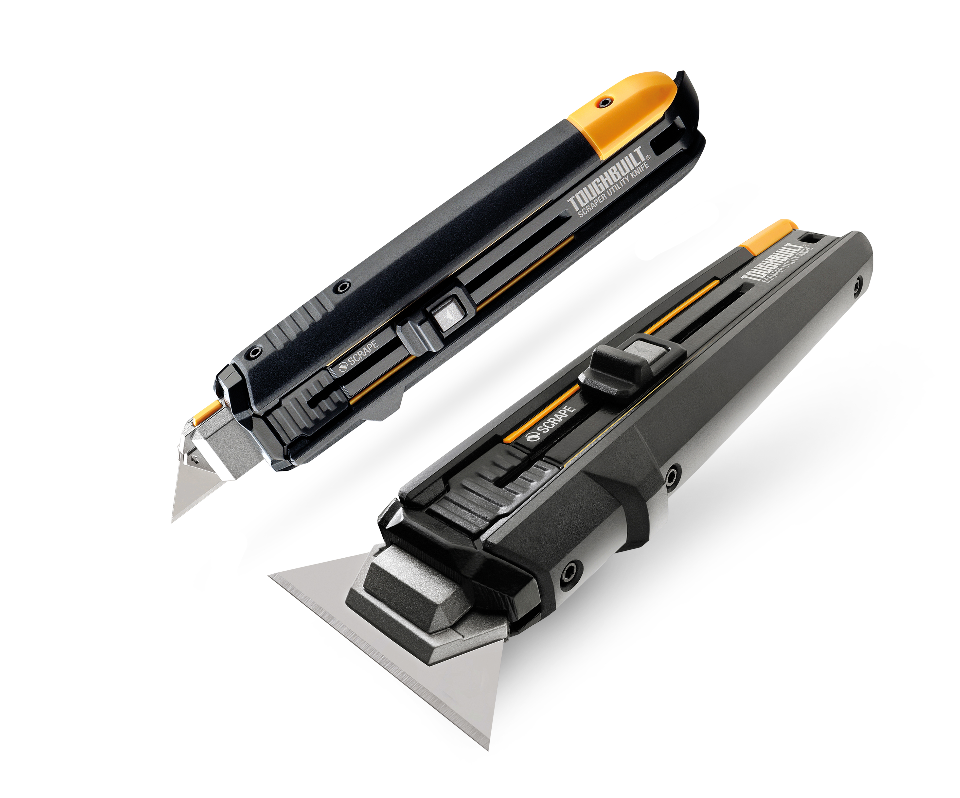 Toughbuilt Scraper and Utility Knife comes with 5 Spare Blades