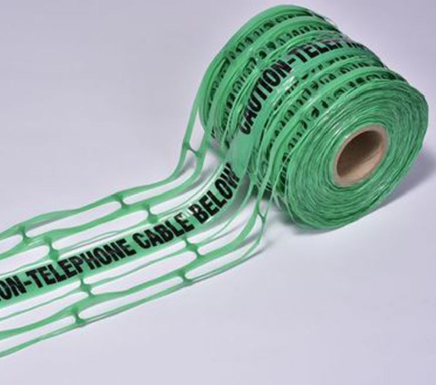 Detect Tape Caution Telephone Cable Below 100m 200mm