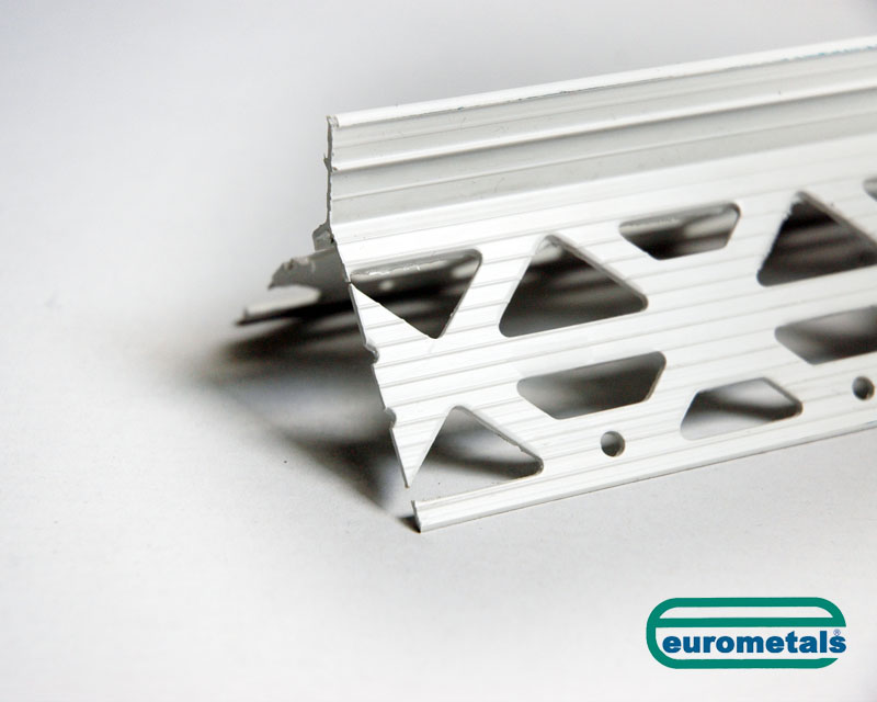 2.5m Ab14 2 Coat PVC Angle Bead White