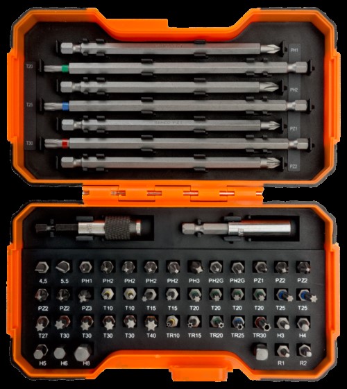 Bahco 54 Piece Colour Bit Set Retail Pack