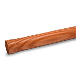 Polysewer 150mm x 3m Integral Socket Pipe