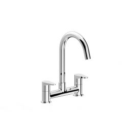 Deva By Methven Newland Bridge Sink Mixer Kitchen Tap - Chrome