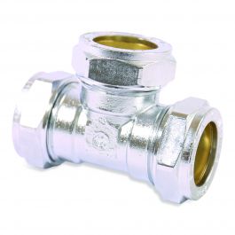15mm 618 Compression Fitting Chrome