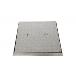 Hot Dipped Galvanised Cover & Frame 600 x 600mm 20 Tonne Medium Traffic ...