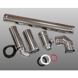 Firebird Hi-Level Horizontal Flue Kit 8"