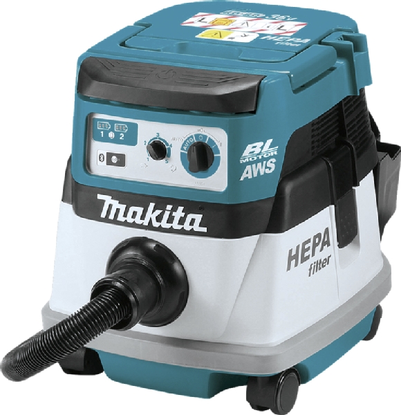 Makita Battery Dust Extractor (Bluetooth, Twin 18v) - MBEX