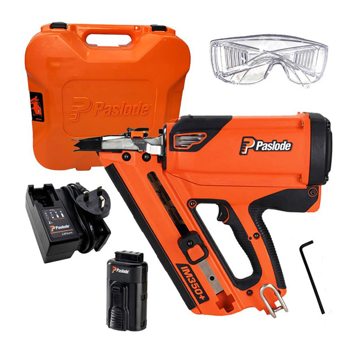 Paslode IM350+ Cordless Gas Framing Nailer Kit with Charger Li-ion ...
